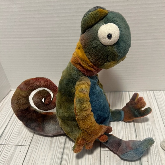 Jellycat | Toys | Jellycat Colin The Chameleon Plush Tie Dye Rainbow ...